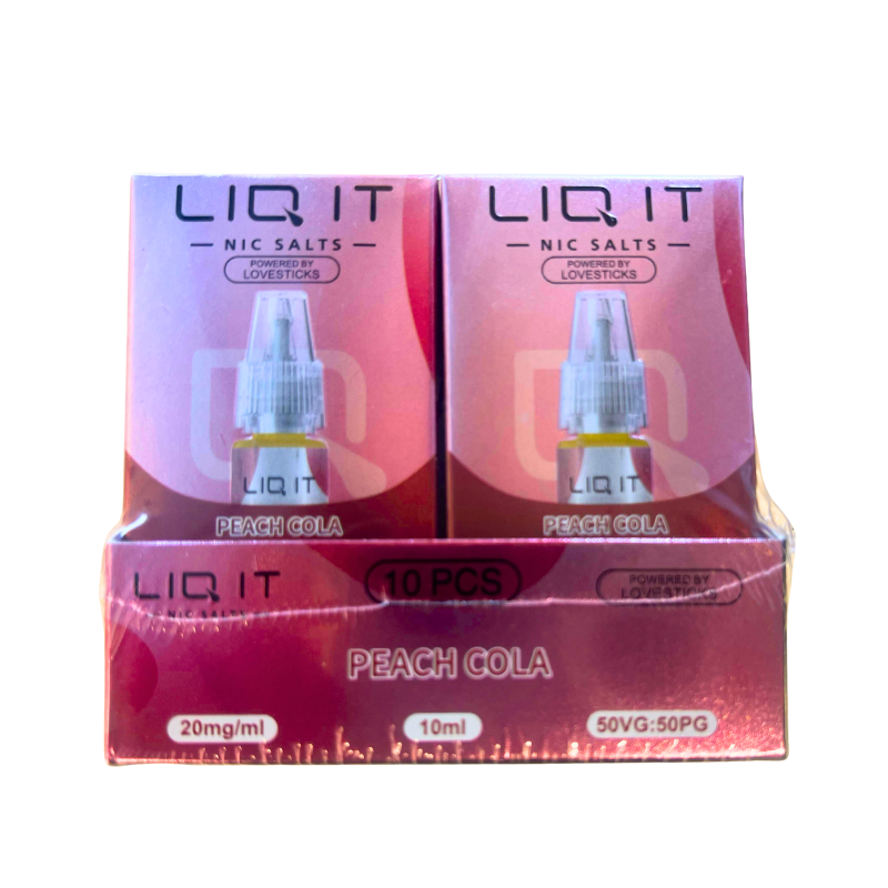 LIQ IT - Peach Cola - 20mg Nikotin - 10ml – My Candytown