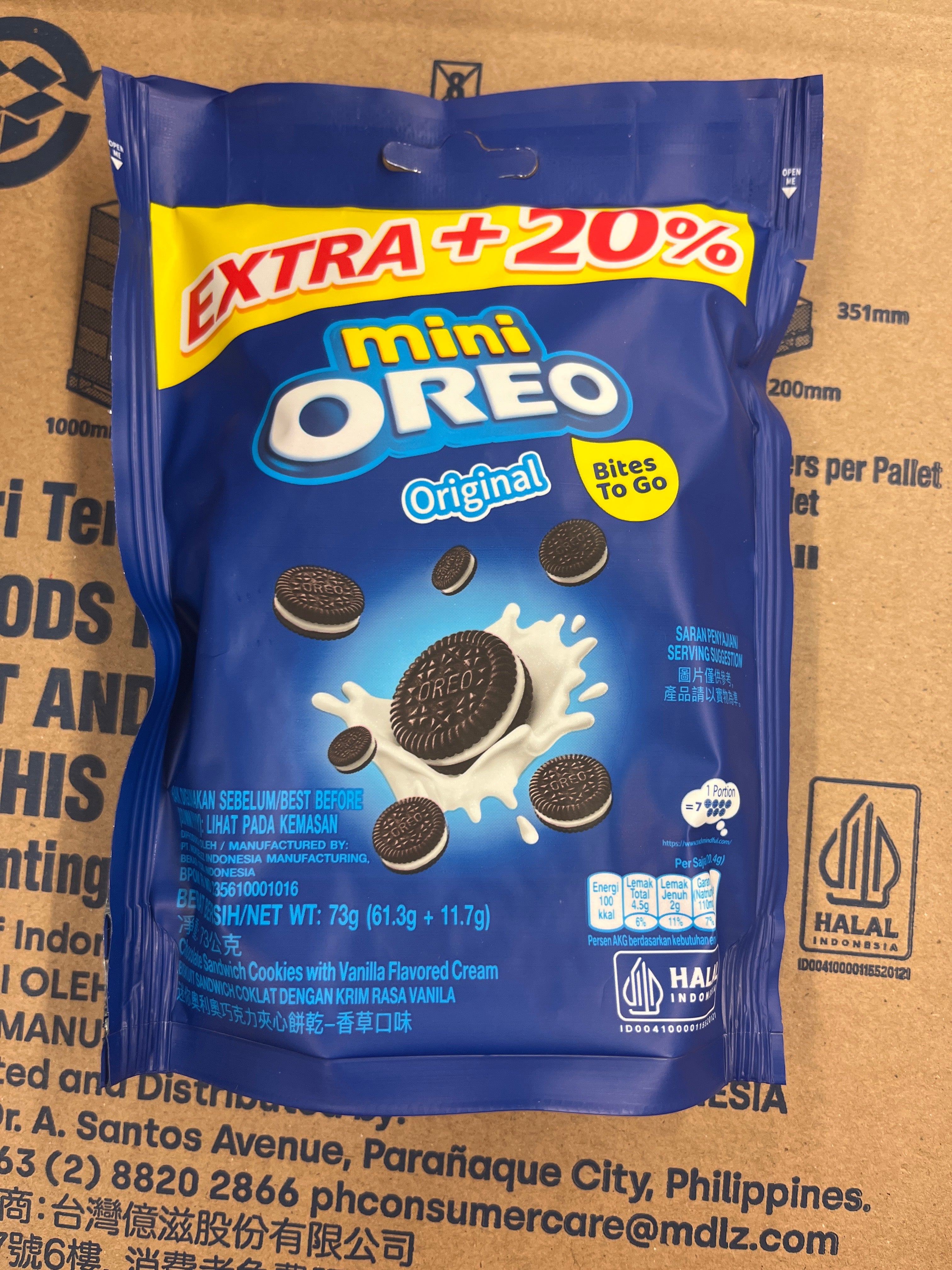 Oreo Mini Original 61g – My Candytown