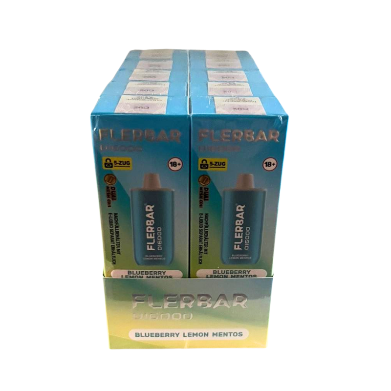 Flerbar D16000 Blueberry Lemon Mentos – My Candytown